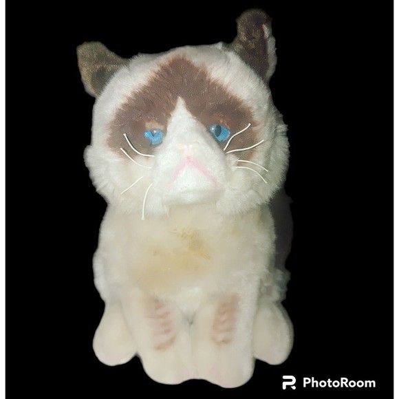 Gund | Toys | Gund Grumpy Cat Plush Kitty Stuffed Animal Toy Blue Eyes ...